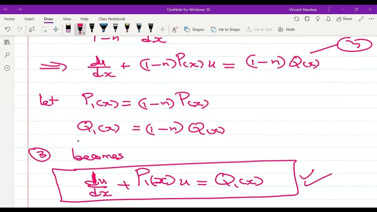 Lec 17: Bernoulli Differential Equation - YouTube