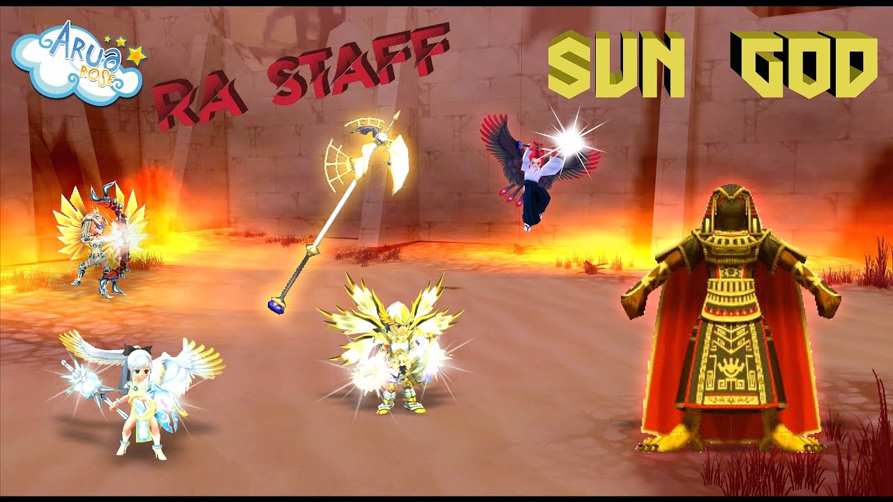 AruaROSE: Sun God / Ra Staff drop - YouTube