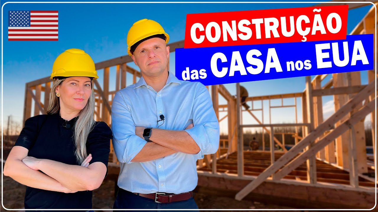 MÃOS a OBRA nos ESTADOS UNIDOS! PASSO a PASSO da CONSTRUÇÃO de uma CASA ...