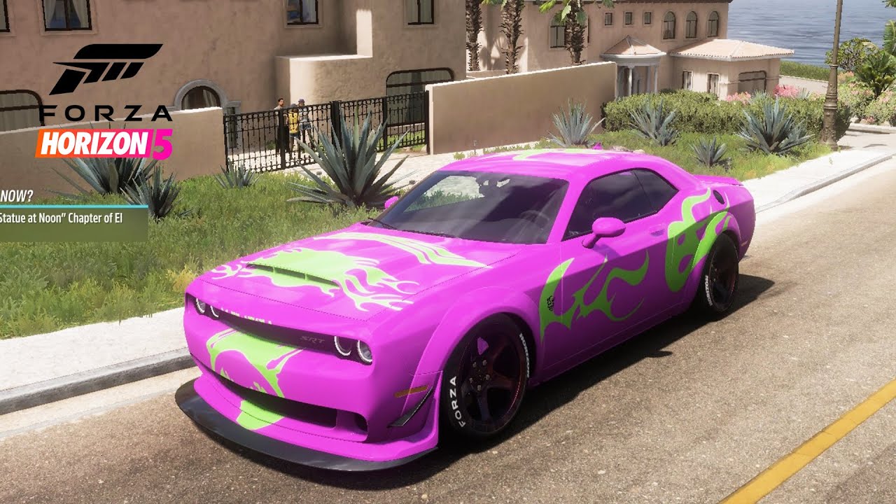Dodge Challenger SRT Demon Pink | Forza Horizon 5 - YouTube