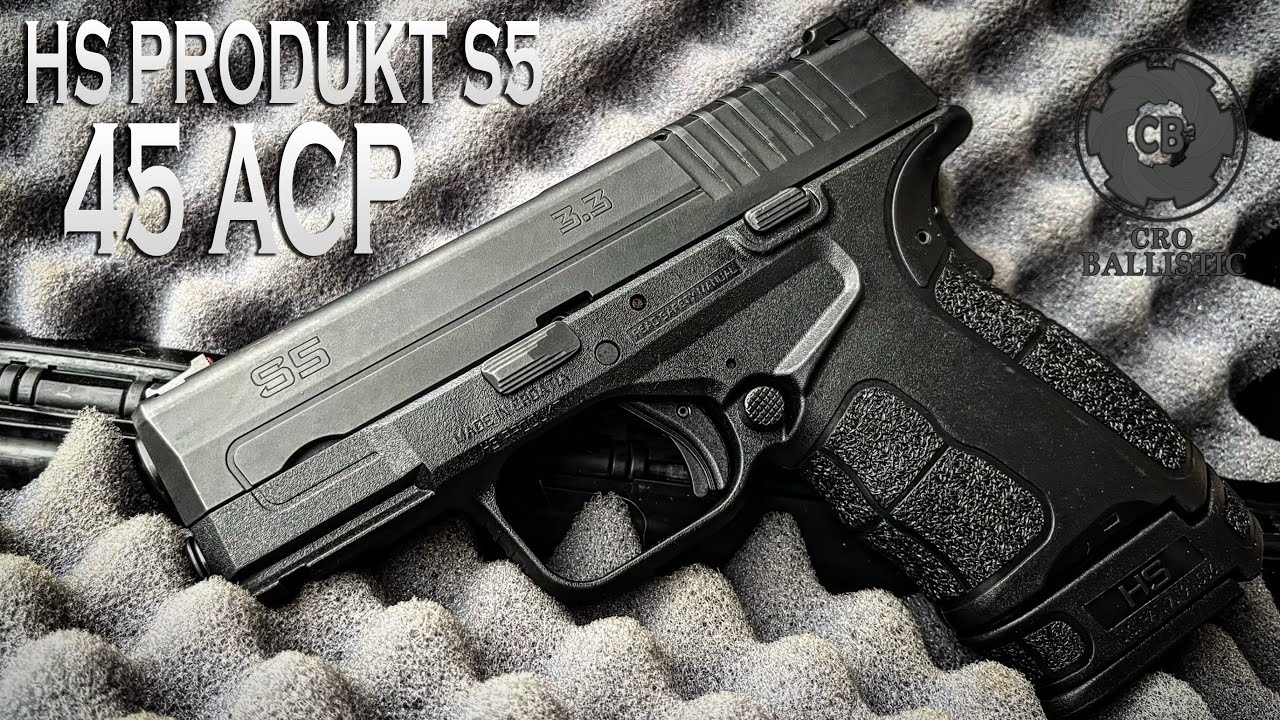HS S5 45ACP - Savršen ili promašen pištolj za samoobranu? - YouTube