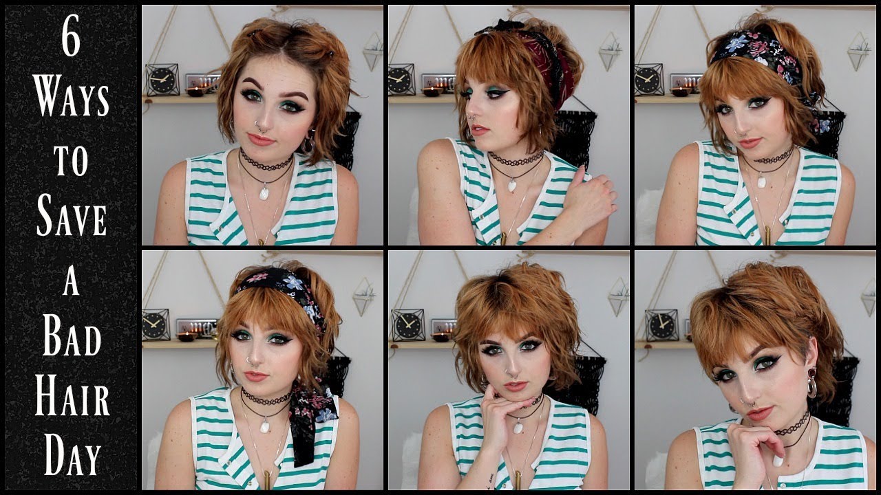 6 Ways to Save a Bad Hair Day - YouTube