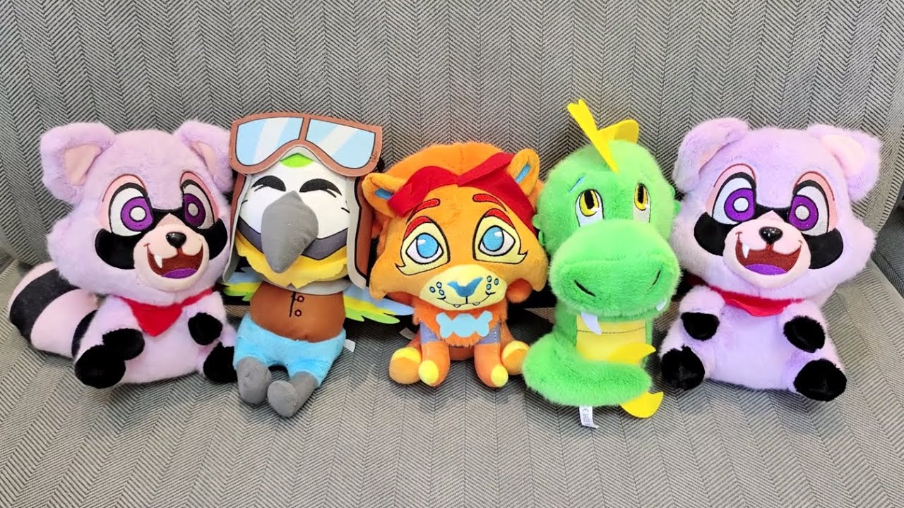 Indigo Park Plushies Toy Unboxing - Rambley, Mollie Macaw, Lloyd The ...