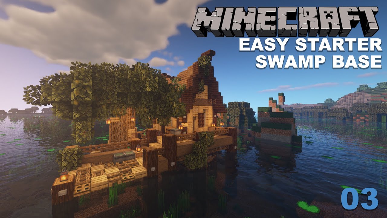 Swamp Base | Minecraft Creative - Ep 003 [World Download] - YouTube