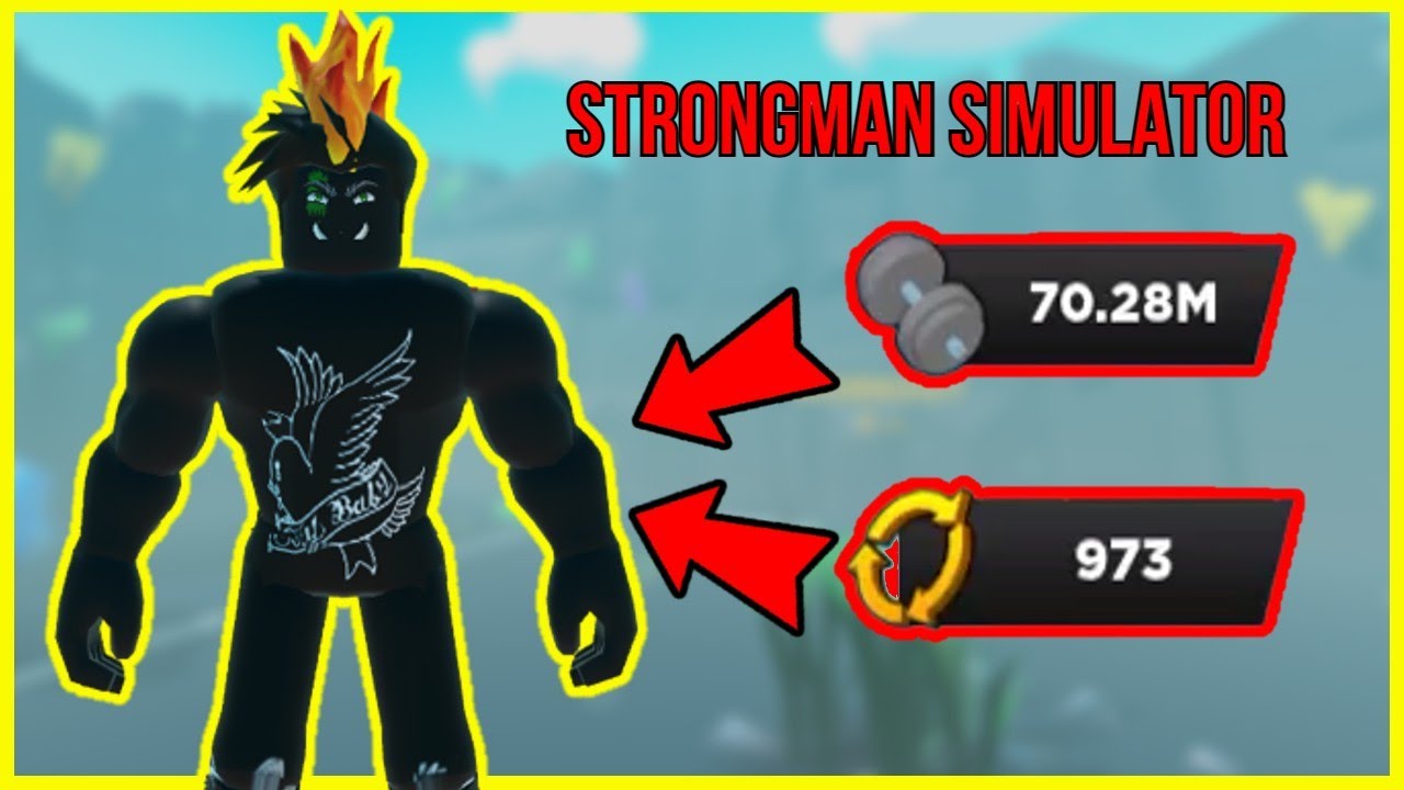 70 MILLION strength and 970 REBIRTHS in Strongman Simulator! - YouTube
