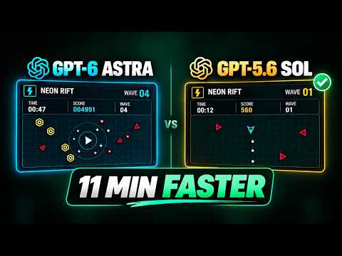 GPT-6 Astra vs GPT-5.6 Sol: I Made Them Build the Same Game