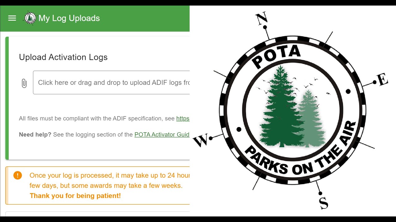 Explaining “My Log Uploads” Feature in Parks on the Air - YouTube
