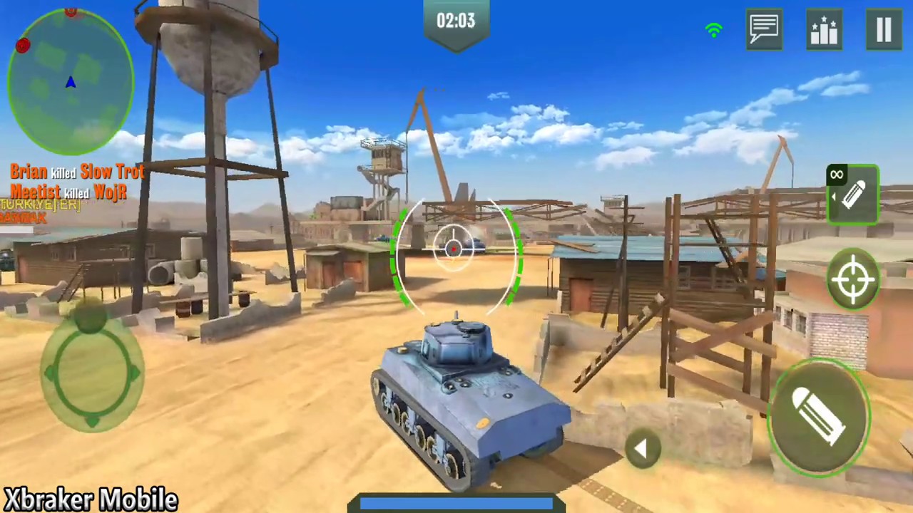 War Machines: Free Multiplayer Tank Shooting Games Android Gameplay ...