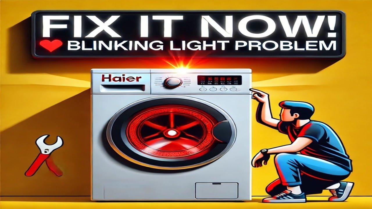 Haier Washing Machine Light Blinking? Easy Fix & Troubleshooting Guide ...
