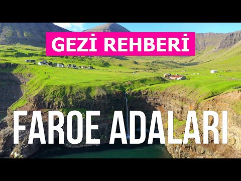 4k'de Faroe adaları. Danimarka, Faroe adaları ziyaret edilecek