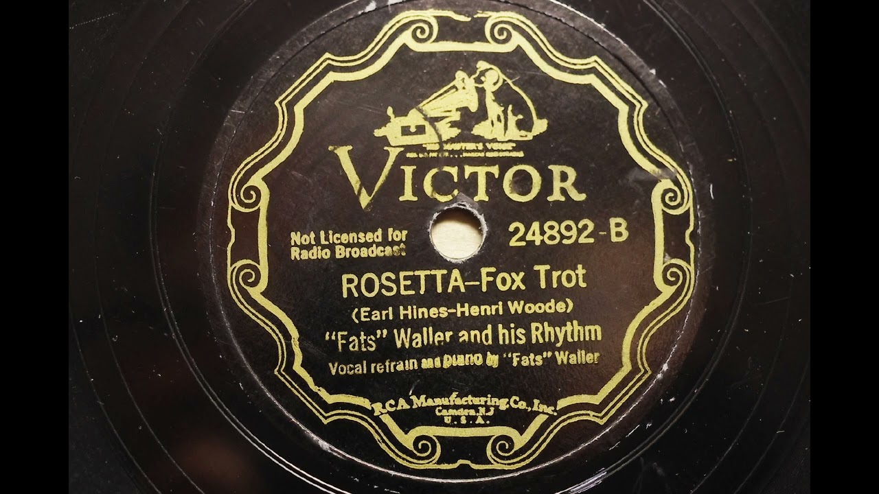 ”Fats″ Waller and his Rhythm { ROSETTA } 1935, Chords - Chordify