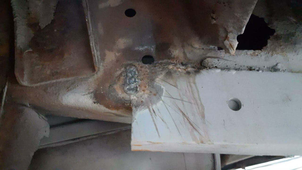 GMC Sierra frame rot repair pt.2 final. - YouTube