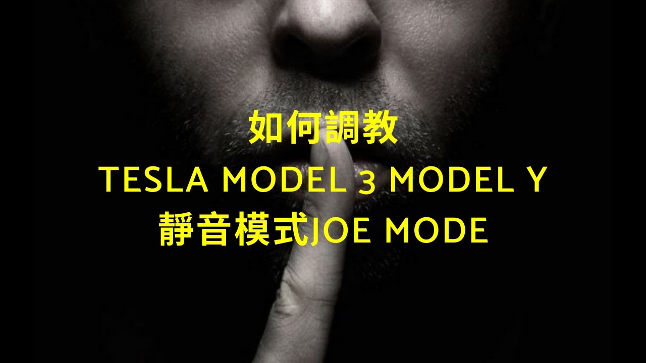 靜音降音模式Joe Mode How to lower warning noise[Tesla Model 3 Model Y][彩蛋+使用 ...