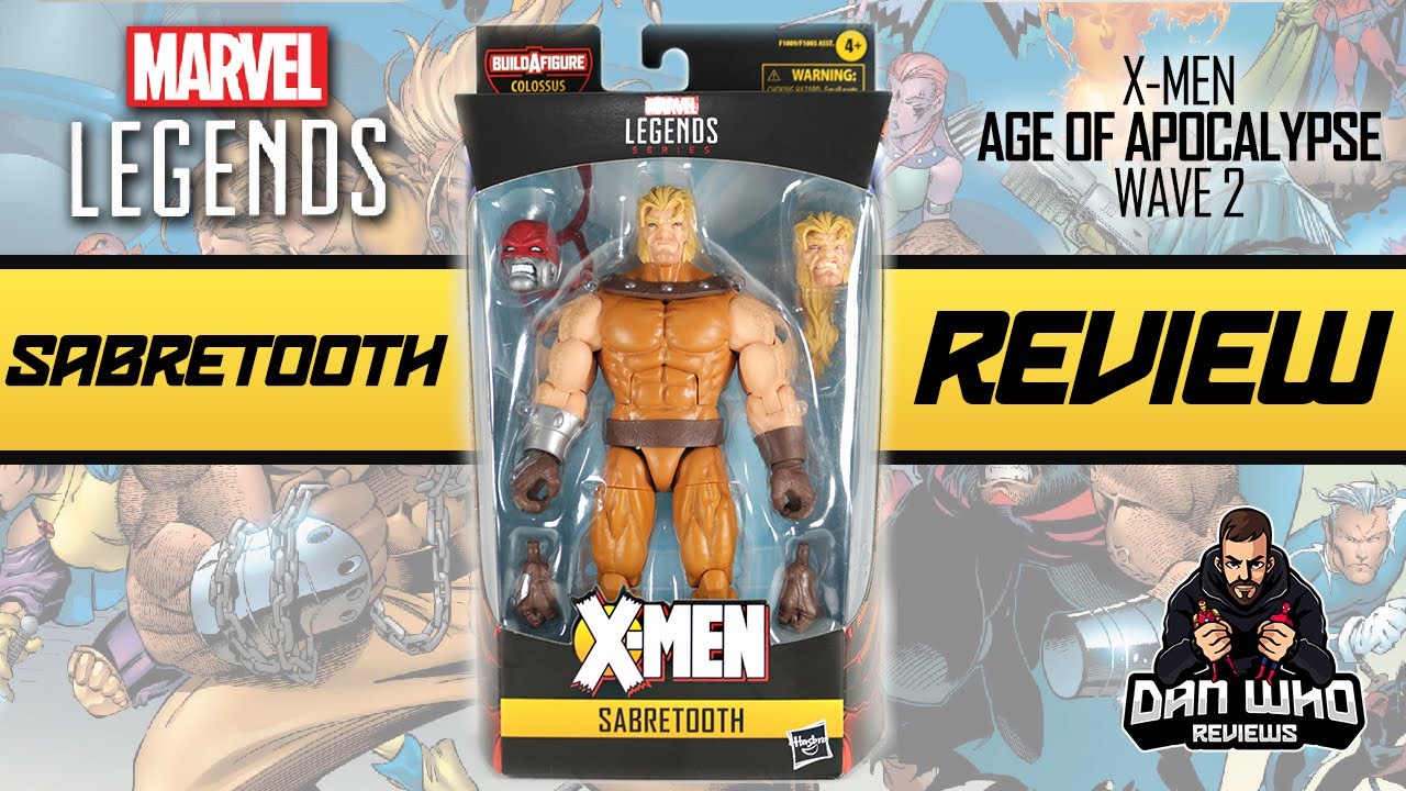 Marvel Legends Sabretooth X-Men Age Of Apocalypse Colossus BAF Wave ...