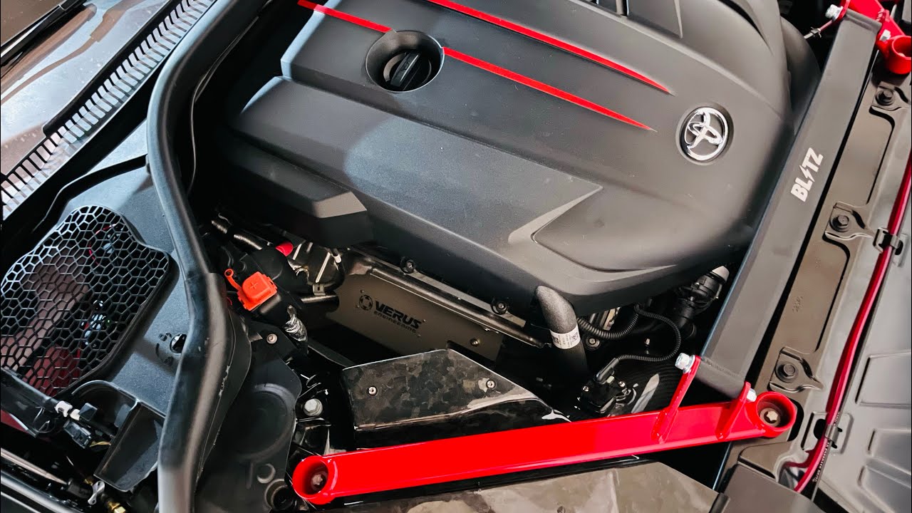 A90 GR Supra engine bay walk around. - YouTube