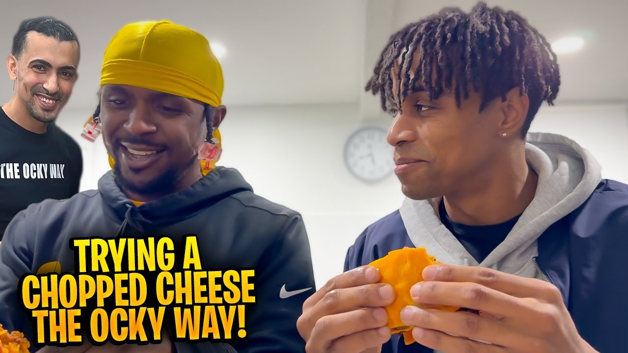 Trying A Chopped Cheese The Ocky Way | We Tried The OCKY WAY CHOPPED ...