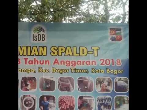 Peresmian SPALD-T Sanimas IsDB Katulampa - YouTube