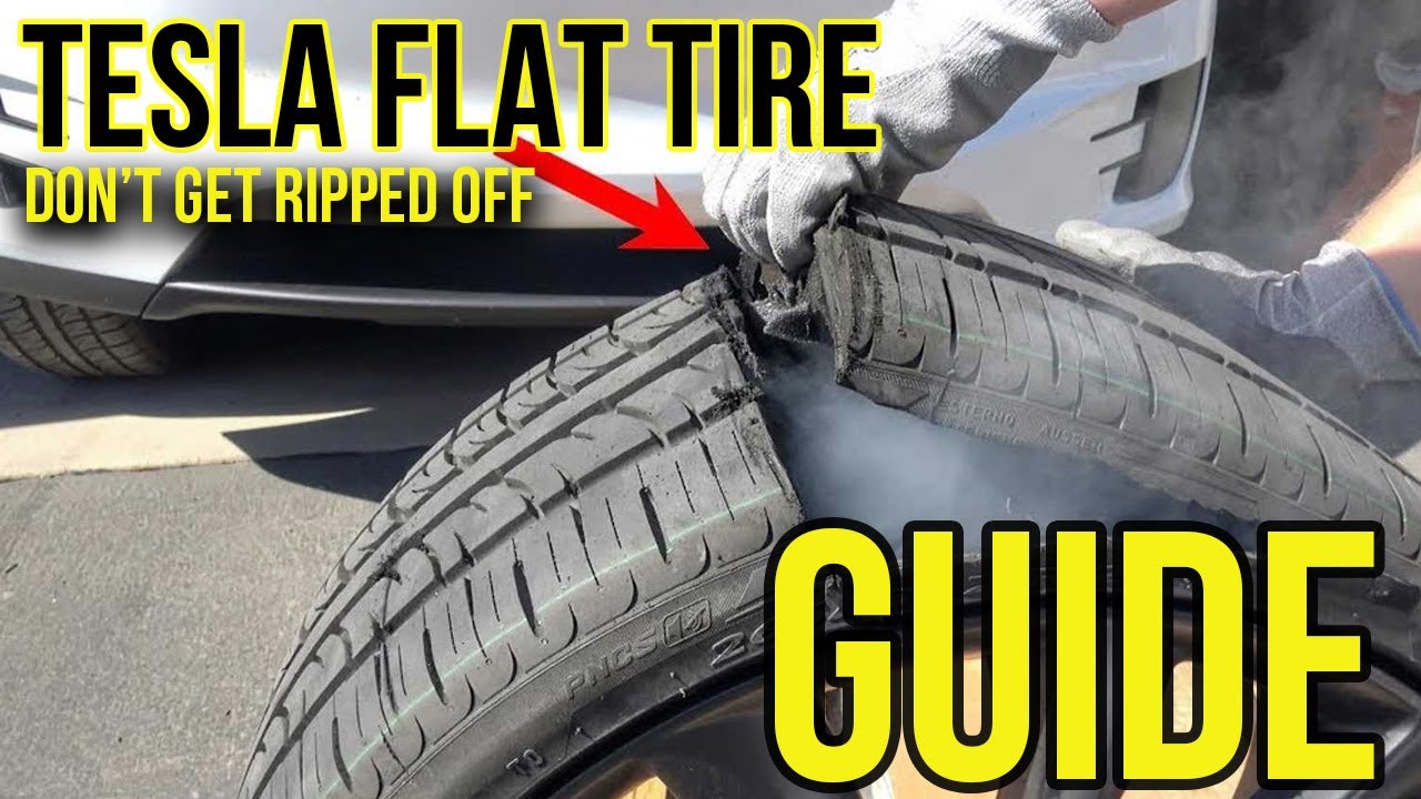 Tesla Flat tire Model 3/Y WHAT TO DO (SAVE MONEY AND TIME) - YouTube