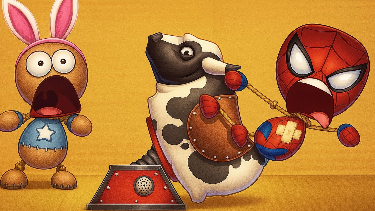 The Rodeo Machine VS Spider Buddy - Kick The Buddy - YouTube