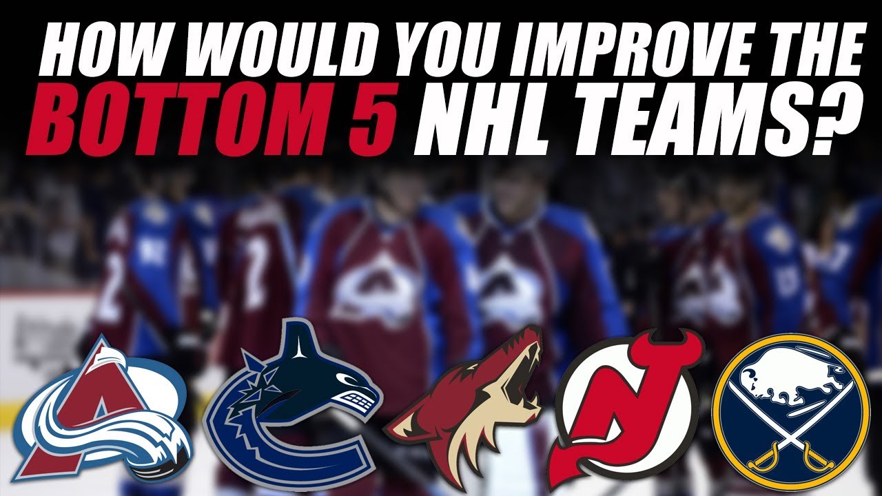 How Would You Improve The Bottom 5 NHL Teams? - YouTube