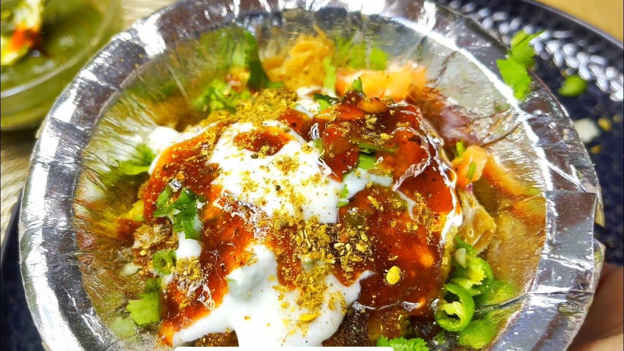 Sohal Mutter Tikki Chaat😋Lucknowi Street style Famous Chaat Recipe🔥Eid ...