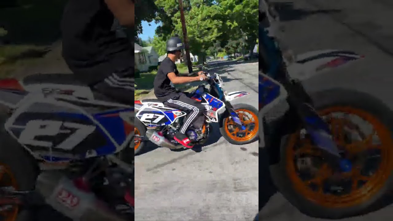 Custom Suzuki drz 400 sm - YouTube