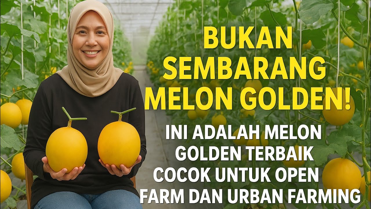 pasti kamu belum pernah tanam !! ini melon adalah juaranya type golden ...