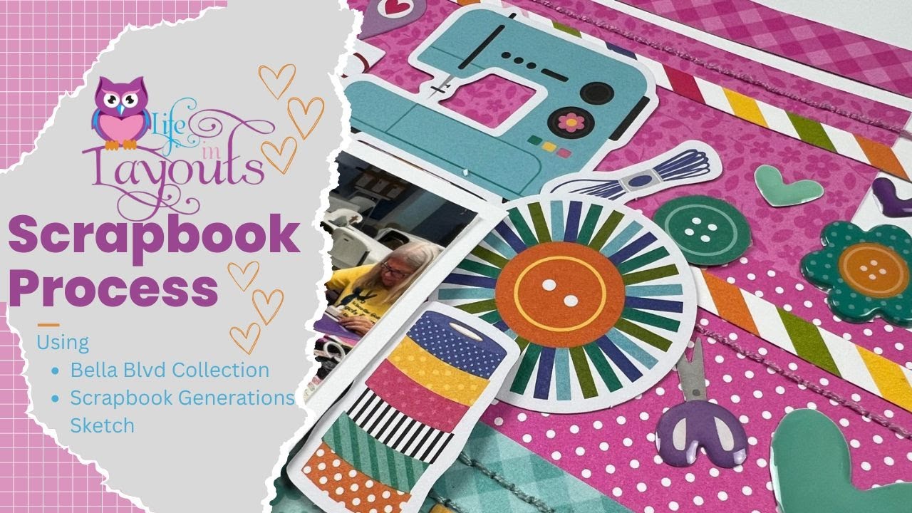 Craft a Pretty Life - Bella Blvd - Let's Scrapbook - Double Page ...
