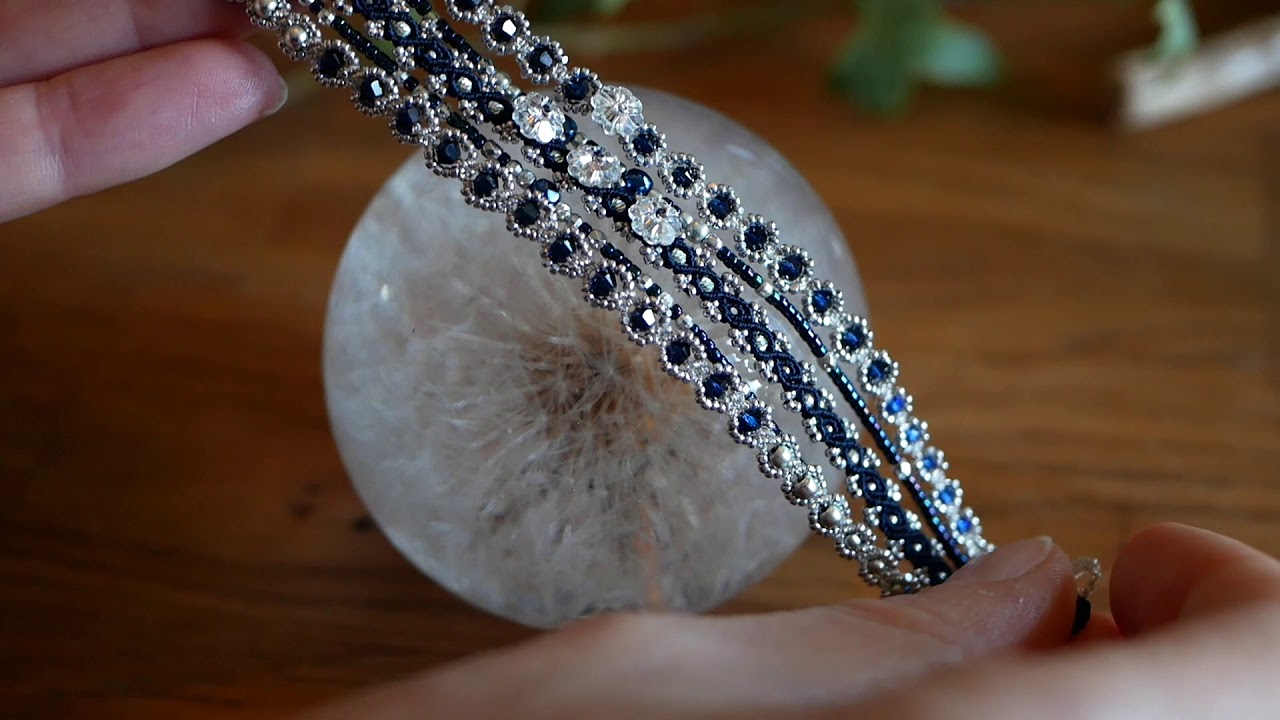 Bijoux sur mesure, micro-macramé - YouTube