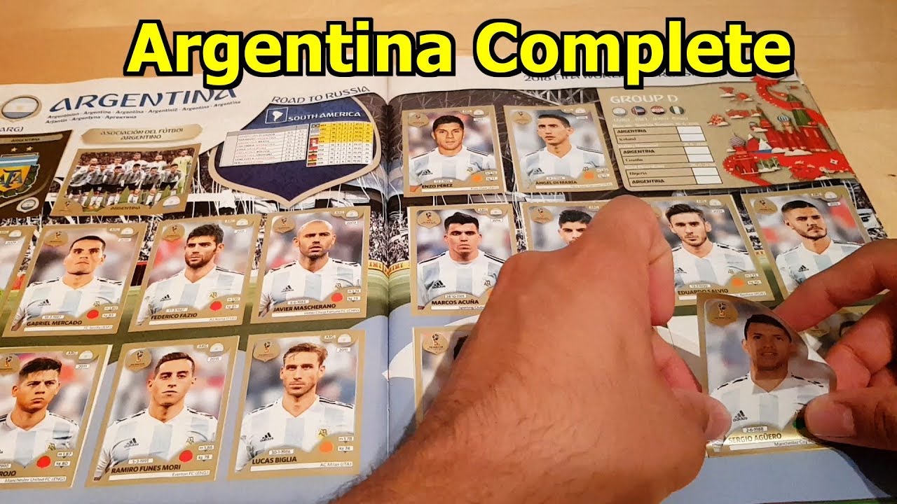 FINISHING MY PANINI STICKER ALBUM GOLD EDITION | Stickers Russia 2018 ...
