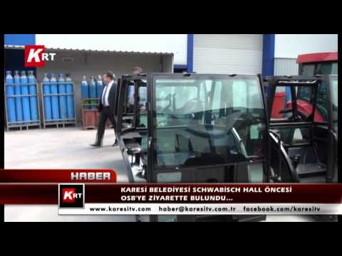 2 Karesi Belediyesi Schwabisch Hall Öncesi OSB'ye Ziyarette Bulundu…