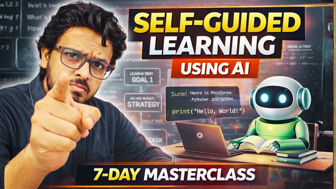 AI తో Self-Guided Learning Start చేయండి | ChatGPT Learning System - YouTube