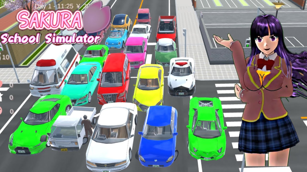Sakura CAR COLLECTION at House 🤯🙀 || SAKURA SCHOOL SIMULATOR☑️🤯#sakura - YouTube