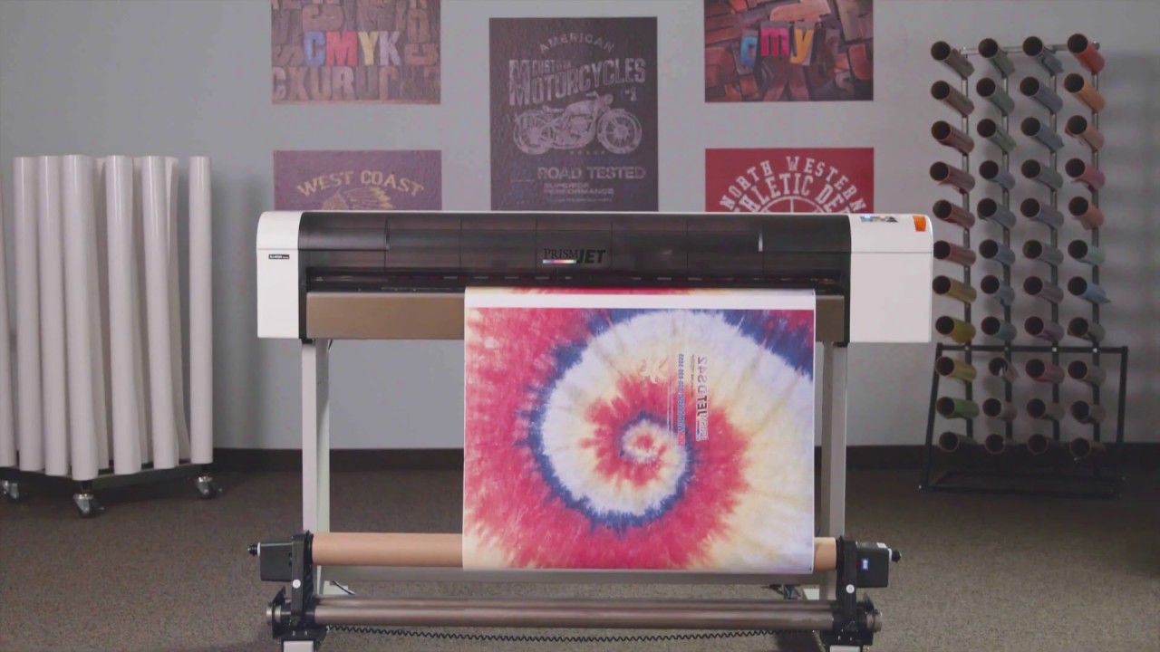PrismJET DS42 Large Format Dye Sublimation Printer - YouTube