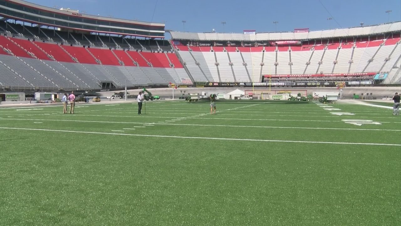 Battle at Bristol football field is very close to completion in just 7 ...