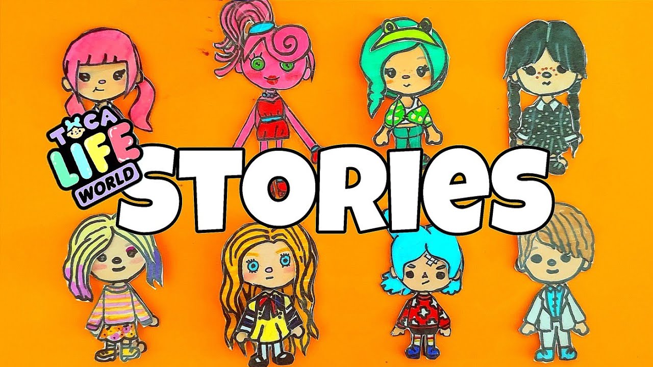 3 mini Stories / Toca Life Sticker Book/ Toca Kağıt Bebek Evi #tocaboca ...