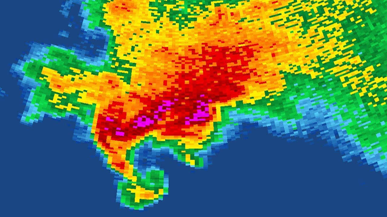 2024 Panama City, Florida Supercell Radar Loop - YouTube