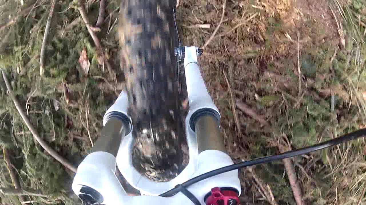 Manitou Tower Pro 100mm 29er Test Ride (001) - YouTube