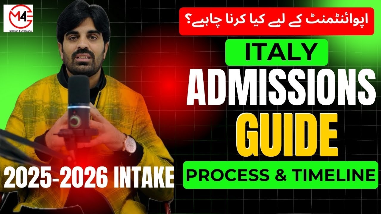 ITALY ADMISSIONS GUIDE 2025-2026|Appointments Solution|BLS Issue ...