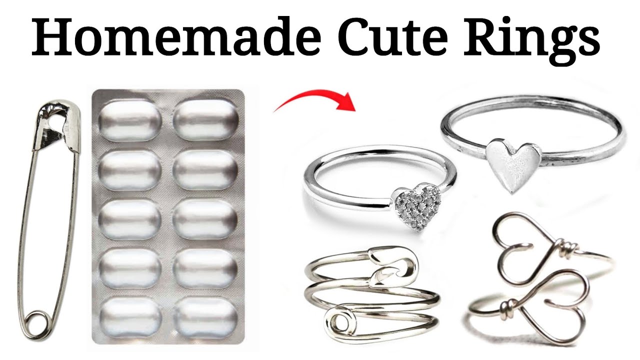 DIY Homemade cute rings 😍🥰/how to make rings at home/Best Rings Ever ...