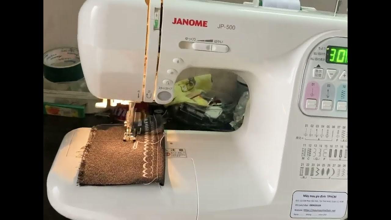 Máy may Janome JP-500 - YouTube