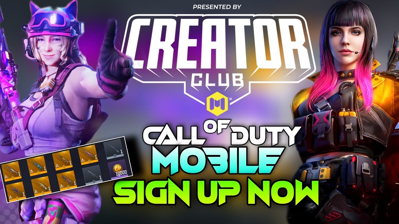 SIGN UP NOW CREATORS CLUB COD MOBILE : Creator Club is now open to all ...