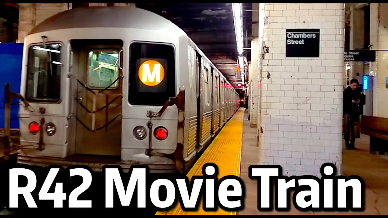 ⁴ᴷ⁶⁰ R42 Movie Train on the J Line - YouTube
