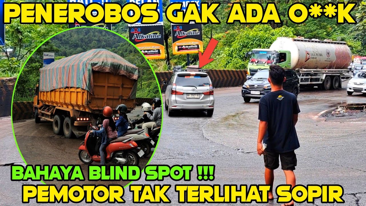 Penerobos Gak Ada Otak‼️ Bikin Emosi Warga Sekampung, Bahaya Blind Spot ...