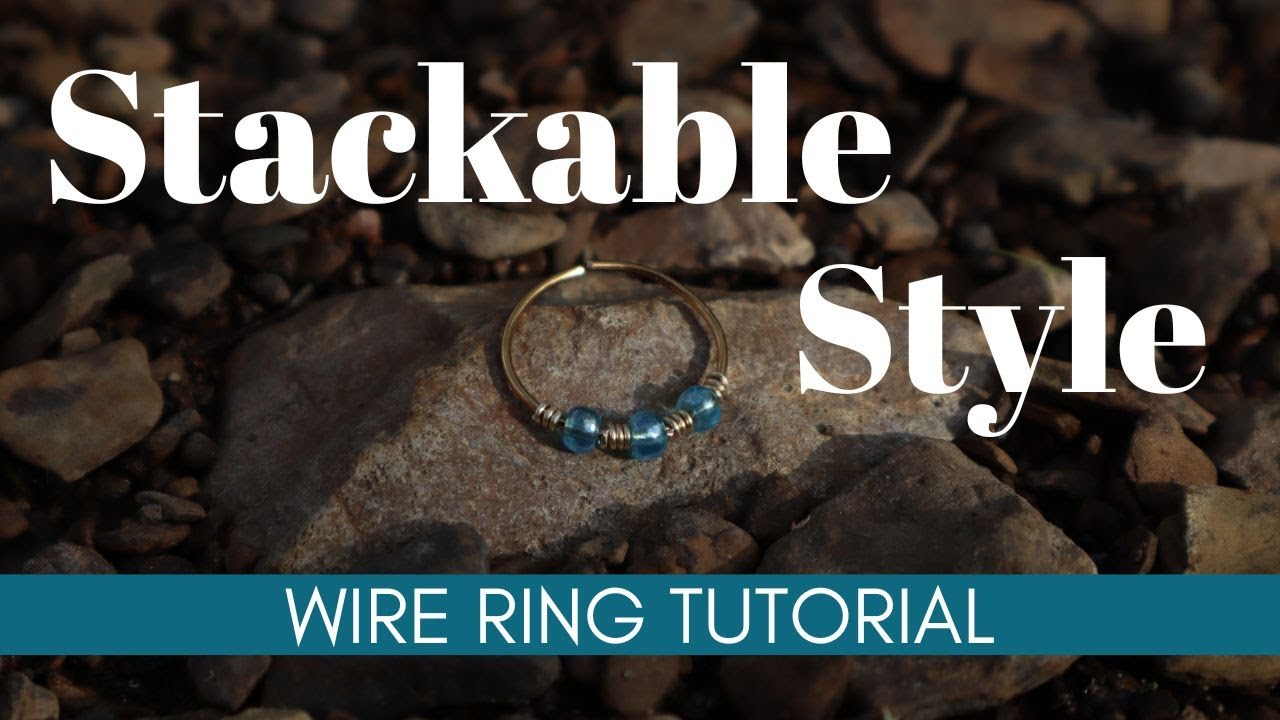 Stackable Wire Ring - YouTube