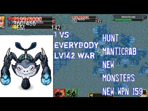Tibiame hunt new monsters manticrab (1 vs everybody) - YouTube