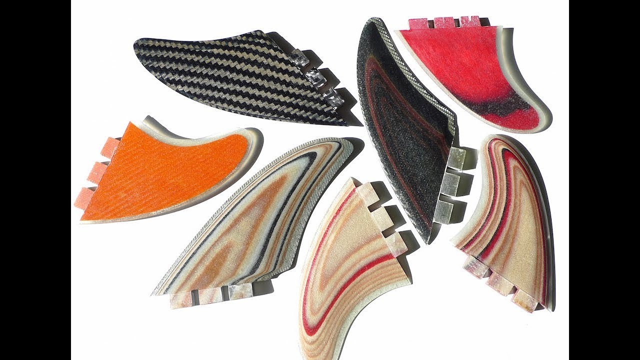 How to make surfboard fins with canting - YouTube