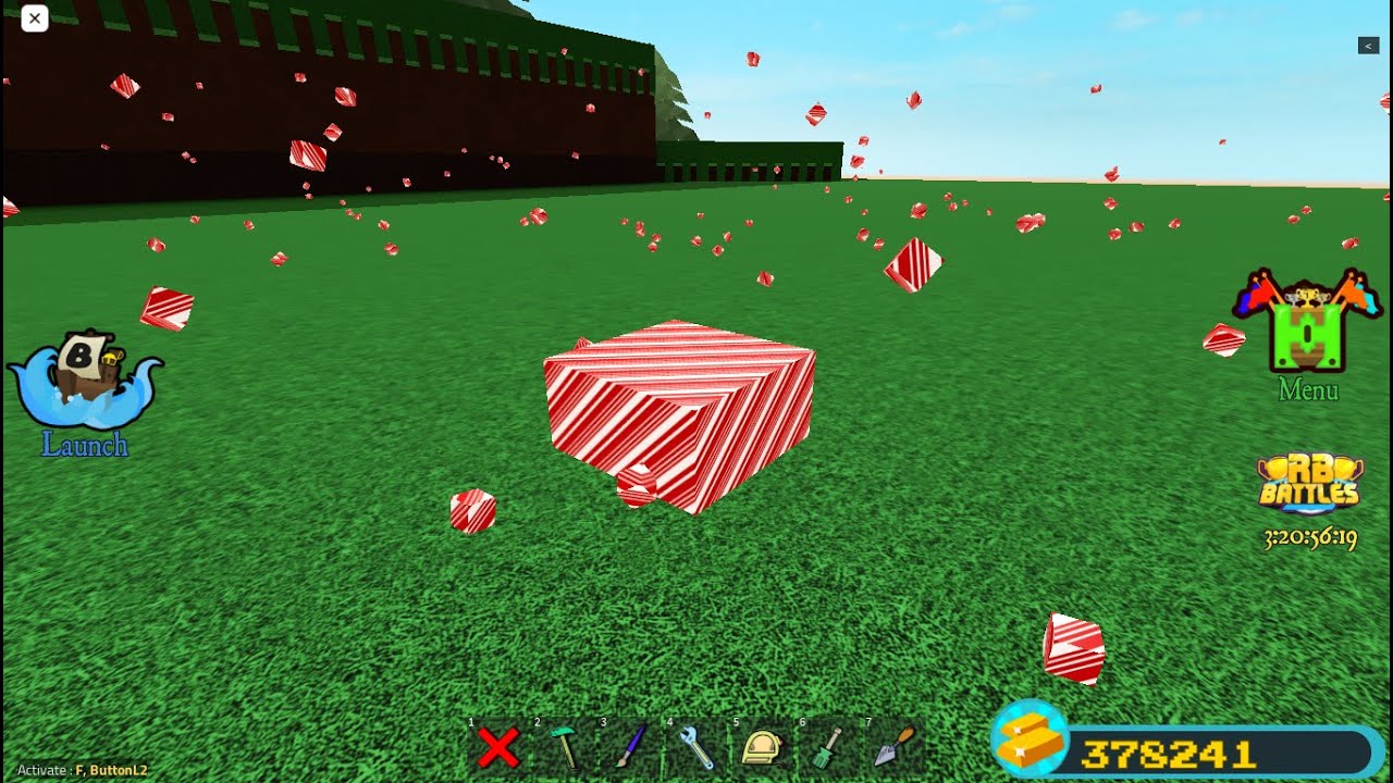 Exploding Microblock Candy Cane Block Thing in Babft - YouTube