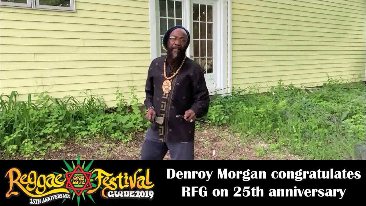 Denroy Morgan congratulates RFG on 25th anniversary - YouTube