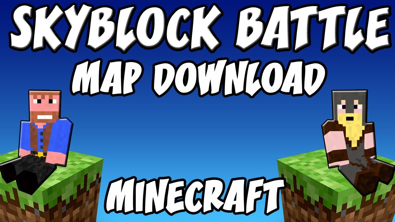 Minecraft: PvP | Skyblock Battle, Map Download - YouTube